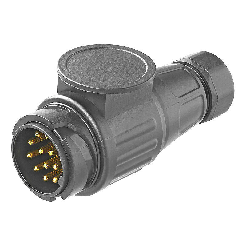 Stecker 13 polig PVC Anhänger Stecker Nutzfahrzeug Wohnwagen Trailer ...